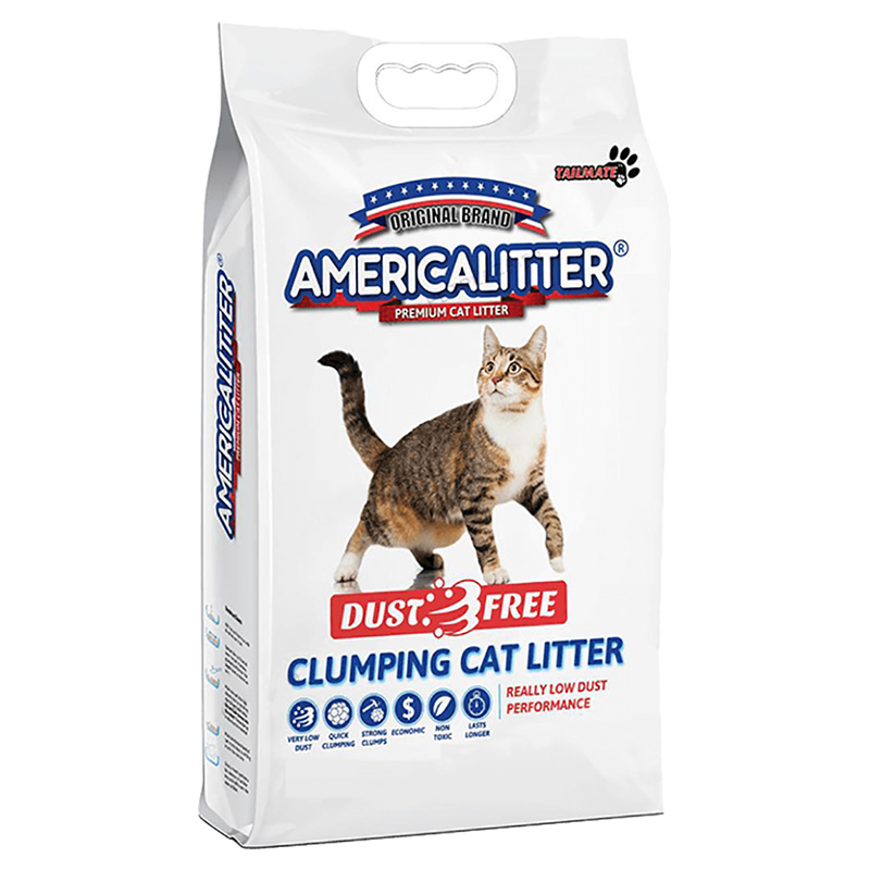 America Litter - Cat Litter Unscented Dust Free - 10L | Jomla.ae