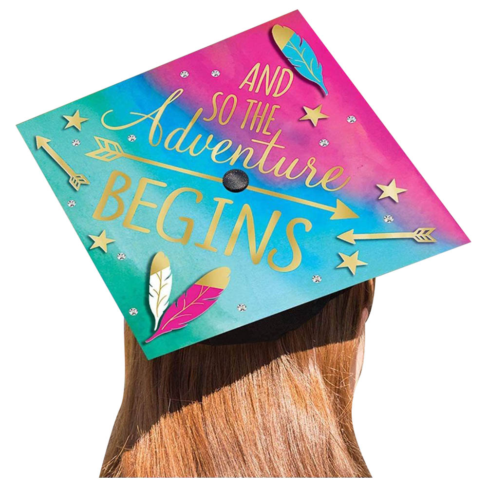 Amscan - Adventure Grad Cap Decorating Kit | Jomla.ae