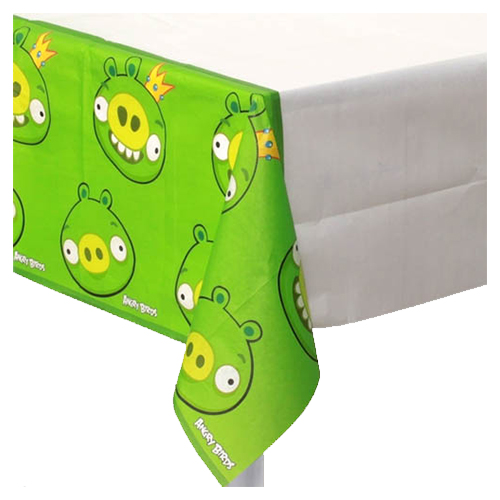 Amscan - Angry Birds Paper Rectangular Table Cover 54 x 102" - Green ...