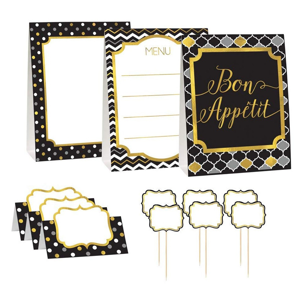 Amscan - Buffet Decorating Kit - Black | Jomla.ae