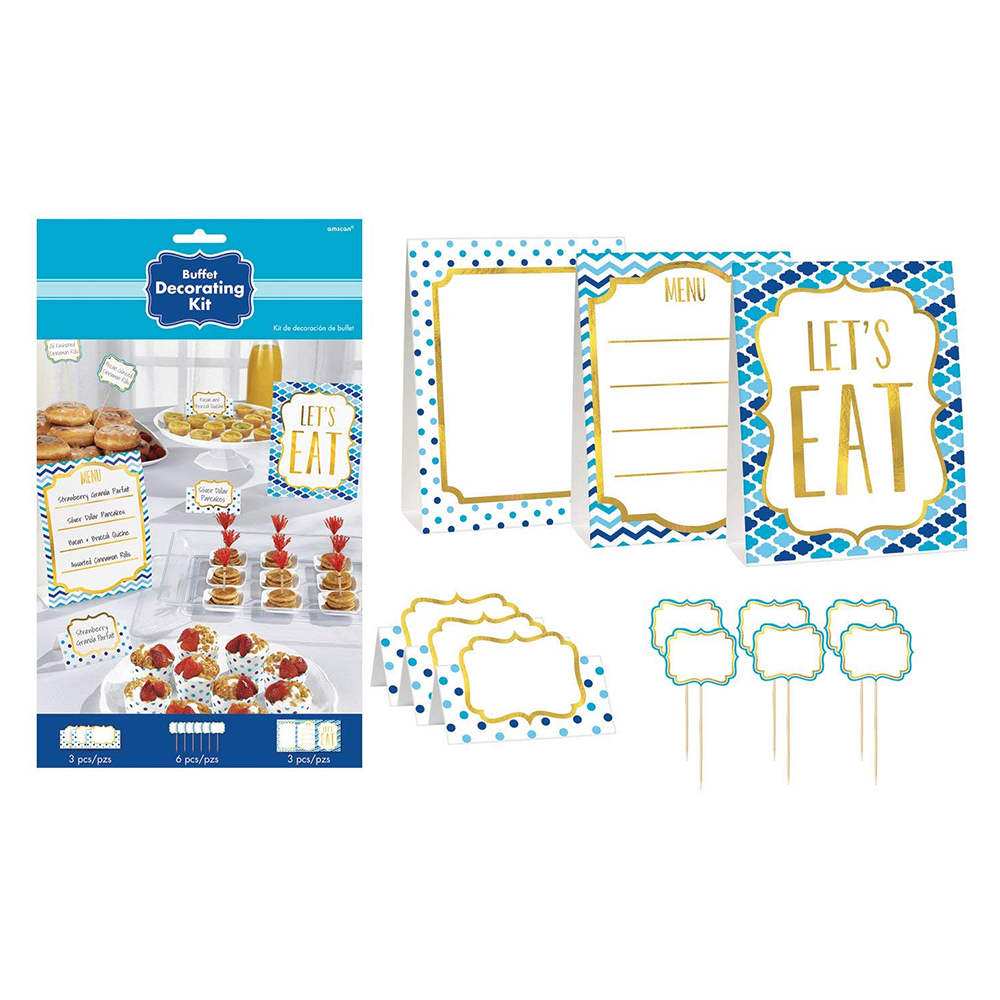 Amscan - Buffet Decorating Kit - Blue | Jomla.ae
