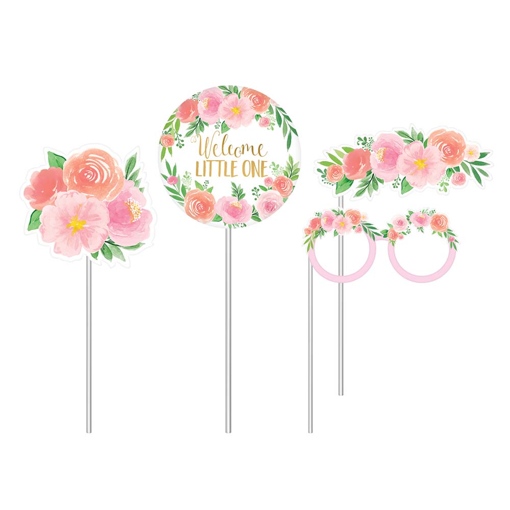 Amscan - Floral Baby Photo Booth Props | Jomla.ae