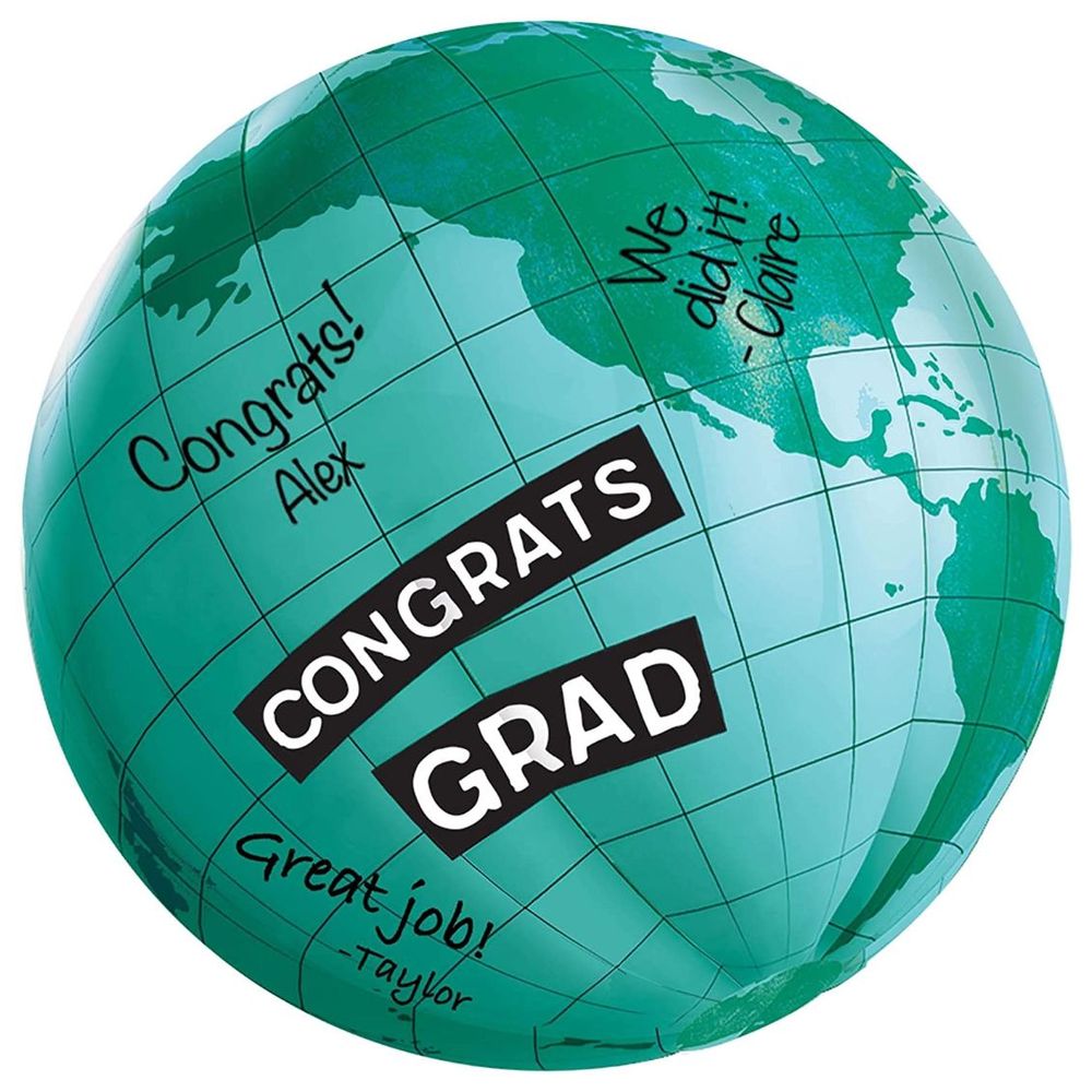 Amscan - Grad Globe Inflatable Autograph Novelty | Jomla.ae