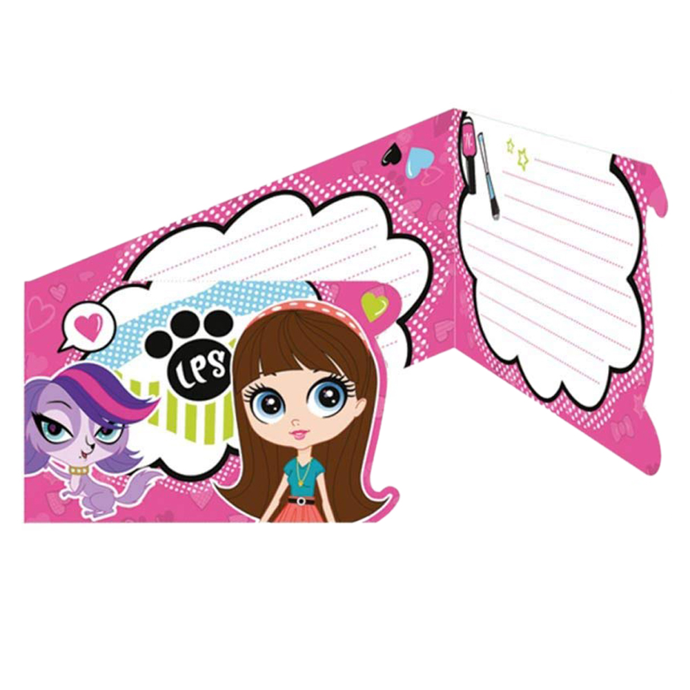 Amscan - Littlest Pet Shop Invitation Cards & Envelopes 6pcs | Jomla.ae