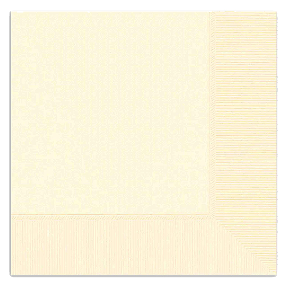 Amscan - Lunch Tissues 20pcs - Vanilla Creme | Jomla.ae