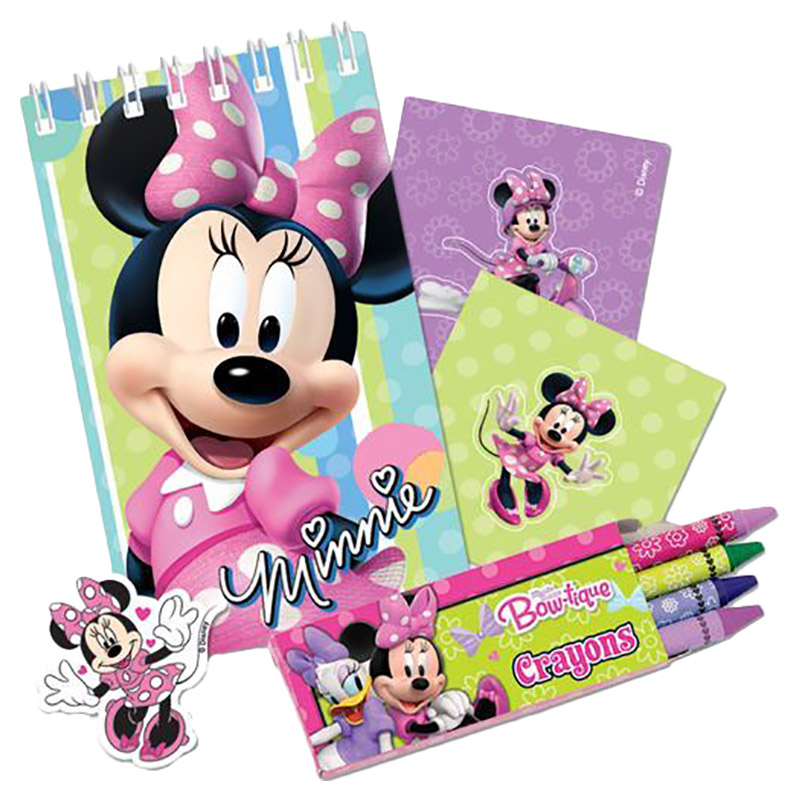 Amscan - Minnie Mouse Pink Stationery Favour Pack 20pcs | Jomla.ae