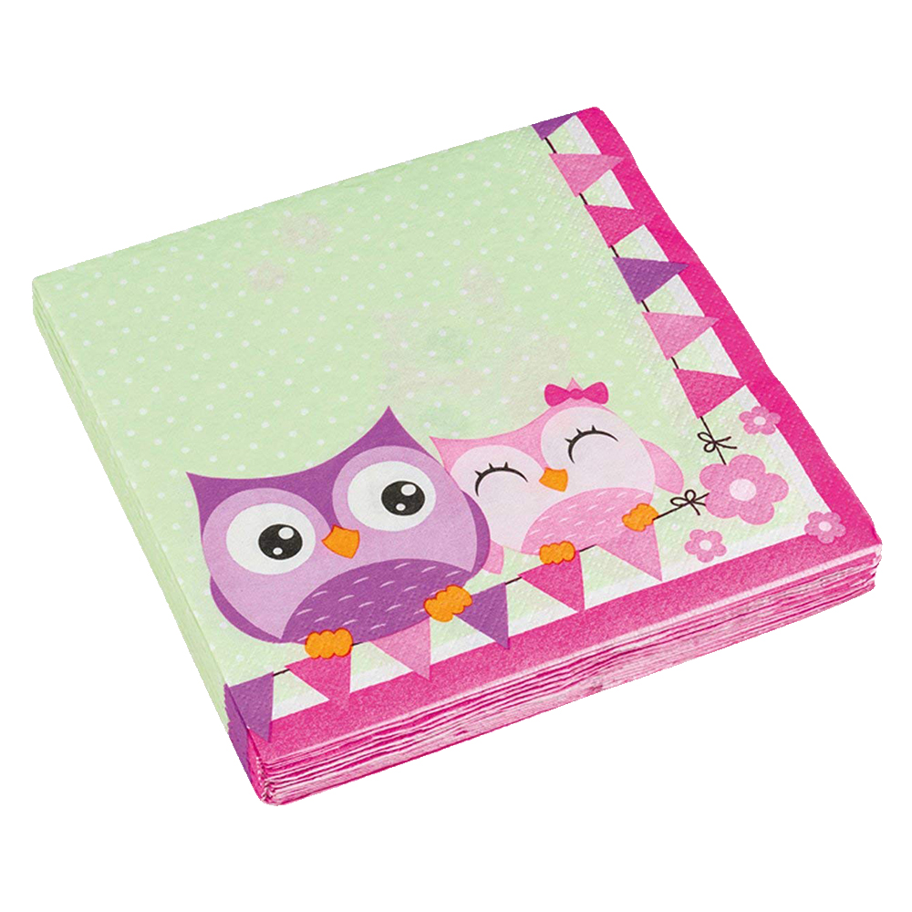 Order Amscan - Owls Luncheon Tissues 33cm 20pcs Now! | Jomla.ae