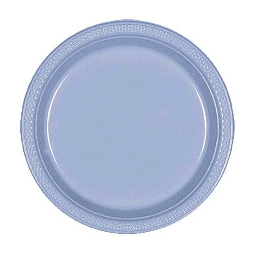 Amscan - Plastic Plates 7" 20pcs - Pastel Blue | Jomla.ae