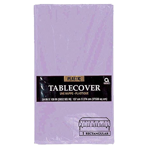 Amscan - Plastic Table Cover - Lavender | Jomla.ae