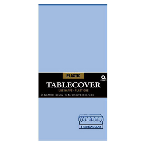 Amscan - Plastic Table Cover - Pastel Blue | Jomla.ae