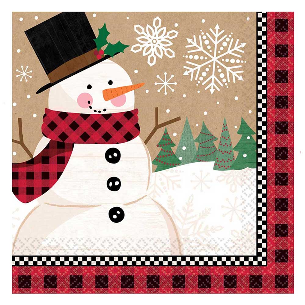 Amscan - Winter Wonder Beverage Tissue 16pcs | Jomla.ae
