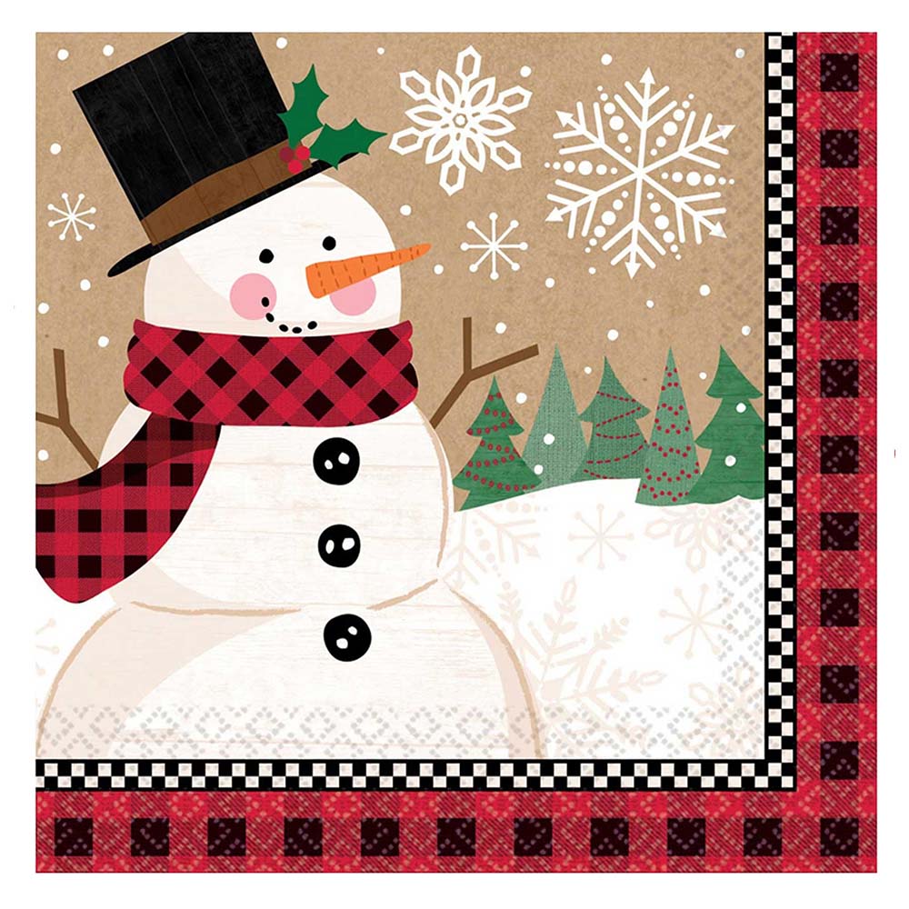 Order Amscan - Winter Wonder Lunch Tissue 16pcs Now! | Jomla.ae