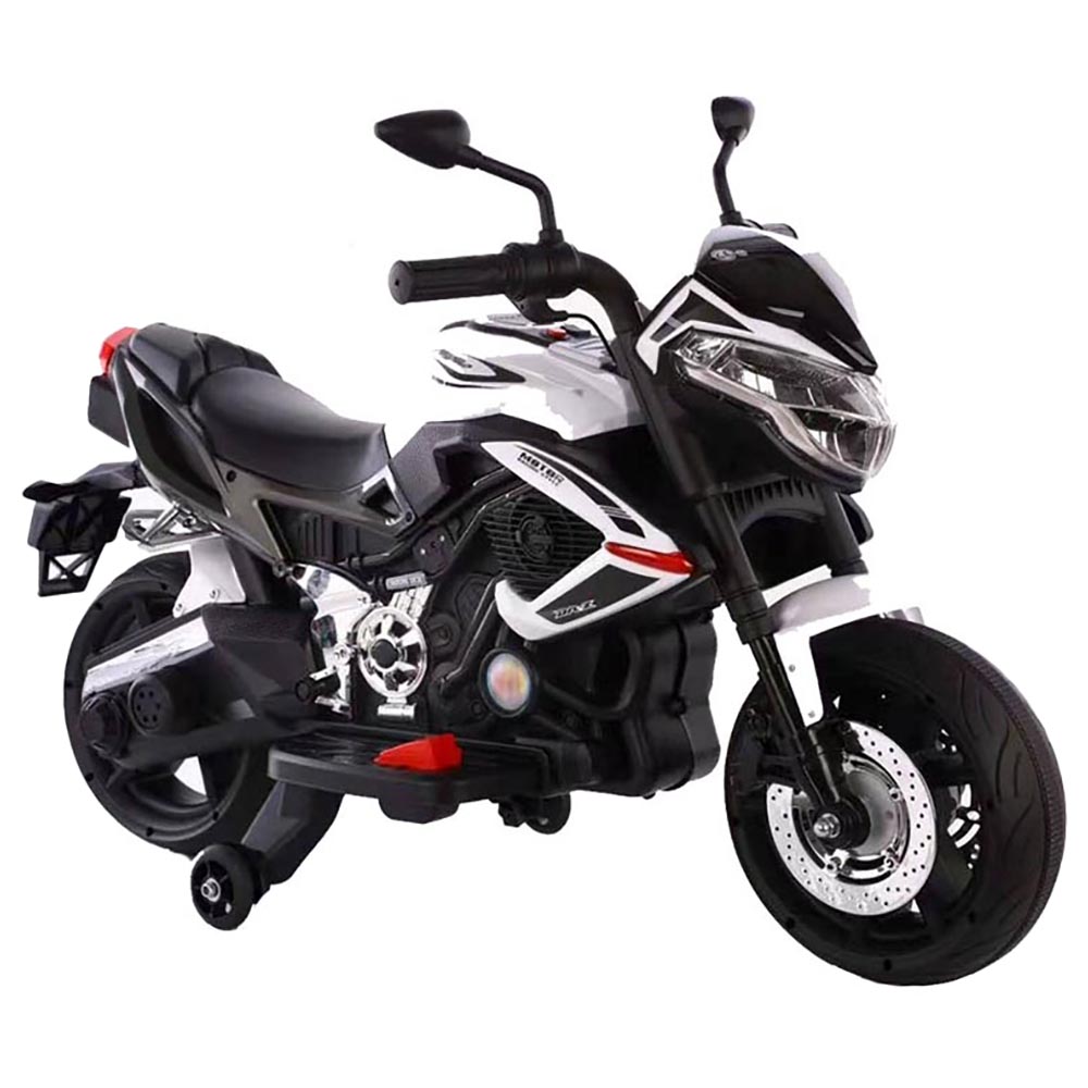 Order Amsham - 12V Ride On Motor Bike - White Now! | Jomla.ae