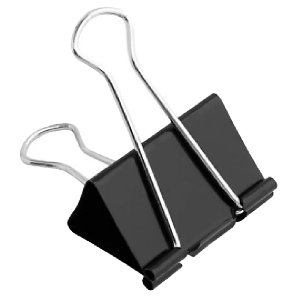 Amt - Bulldog Clips 25mm (1") - Black | Jomla.ae