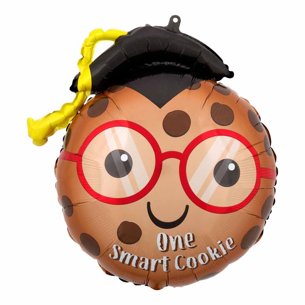 Anagram - One Smart Cookie Graduation Circle Foil Balloon 18 Inch ...