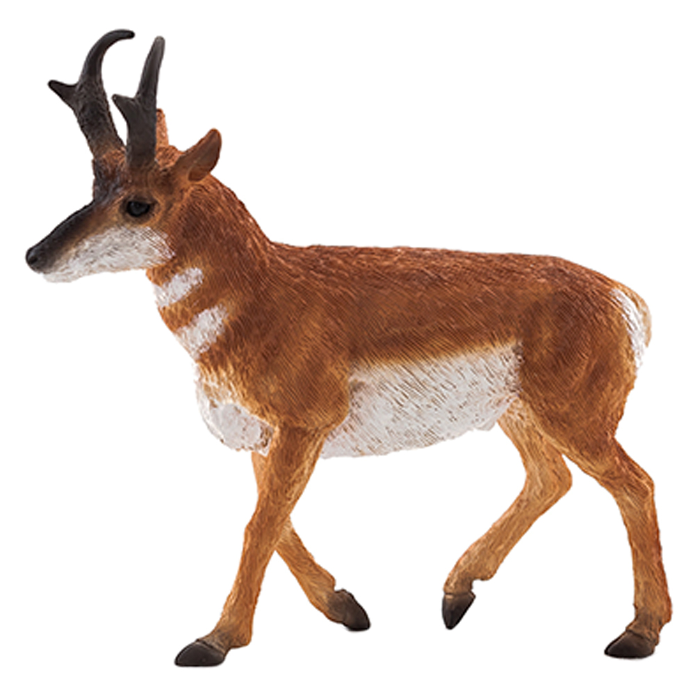 Animal Planet - Mojo Pronghorn Deer Toy Figure - Brown | Jomla.ae