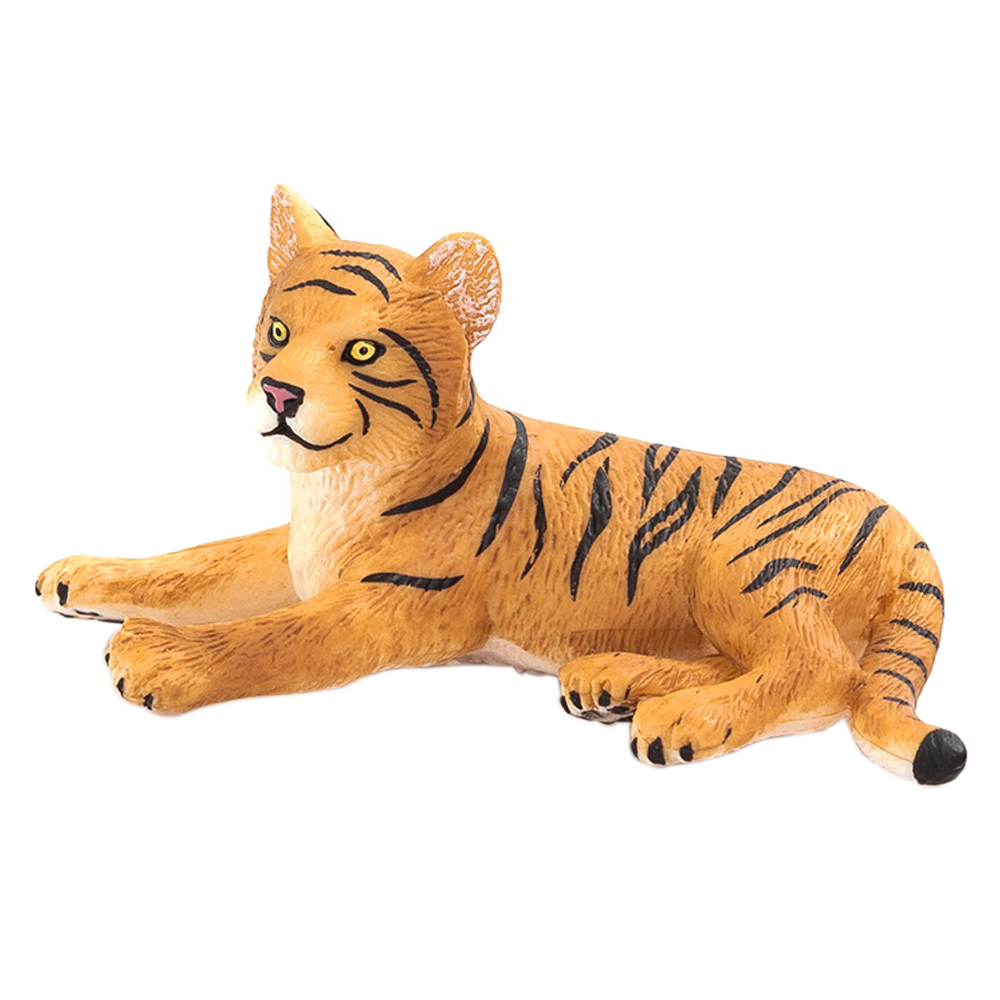 Order Animal Planet - Mojo Tiger Cub Laying Down - Yellow Now! | Jomla.ae
