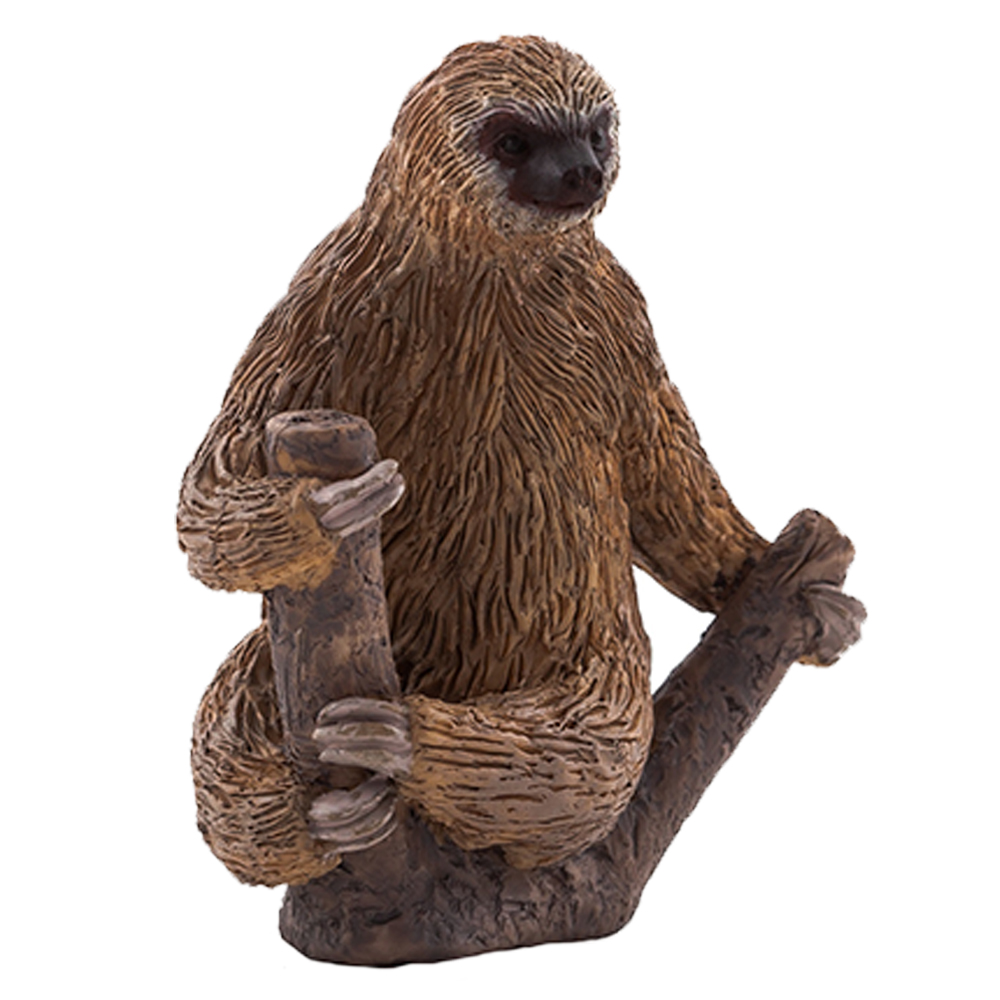 Animal Planet - Mojo Two Toed Sloth Toy Figure - Brown | Jomla.ae