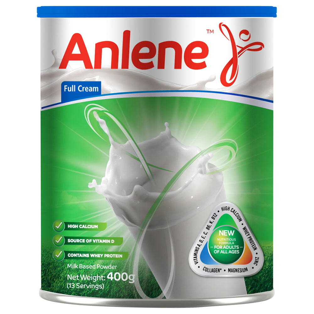 Order Anlene - Full Cream Milk Powder Tin 400g Now! | Jomla.ae