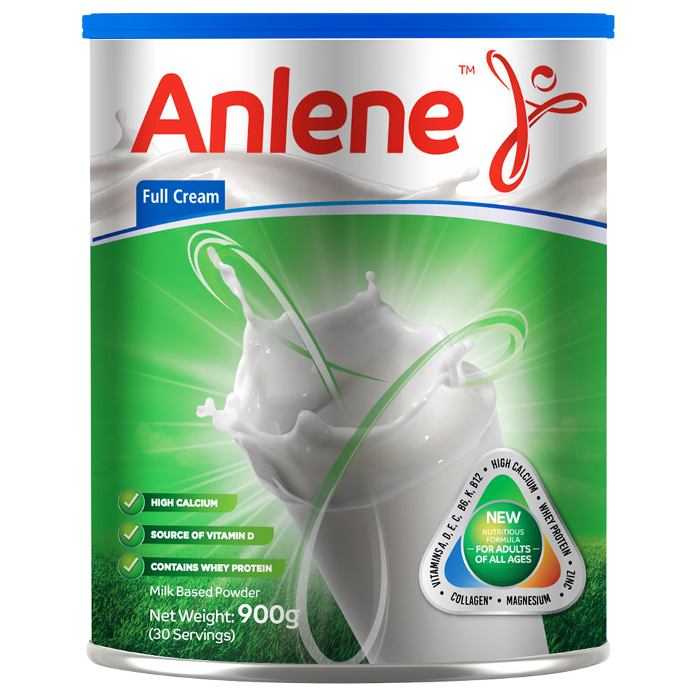 Order Anlene - Full Cream Milk Powder Tin 900g Now! | Jomla.ae