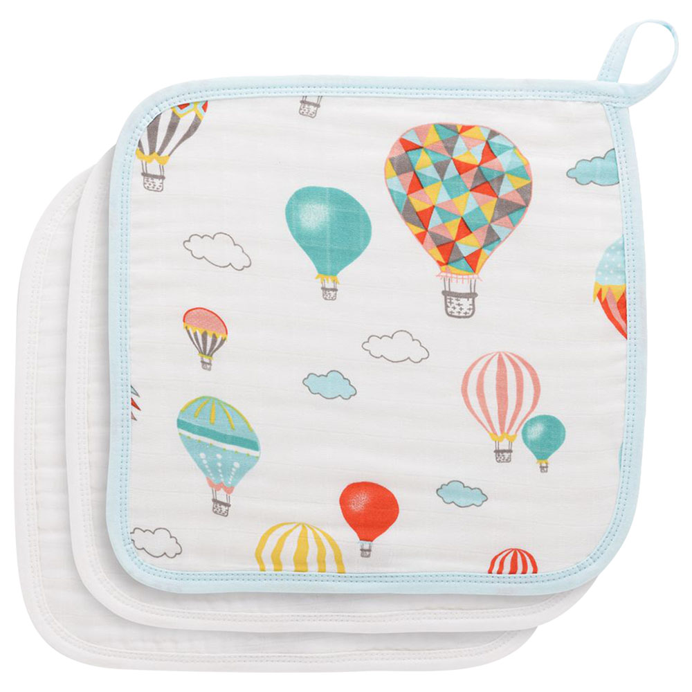 Anvi Baby - Face Cloth - Pack of 3 - Balloons | Jomla.ae