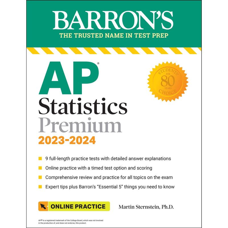 Order Ap Statistics Premium, 2023-2024 Workbook Now! | Jomla.ae