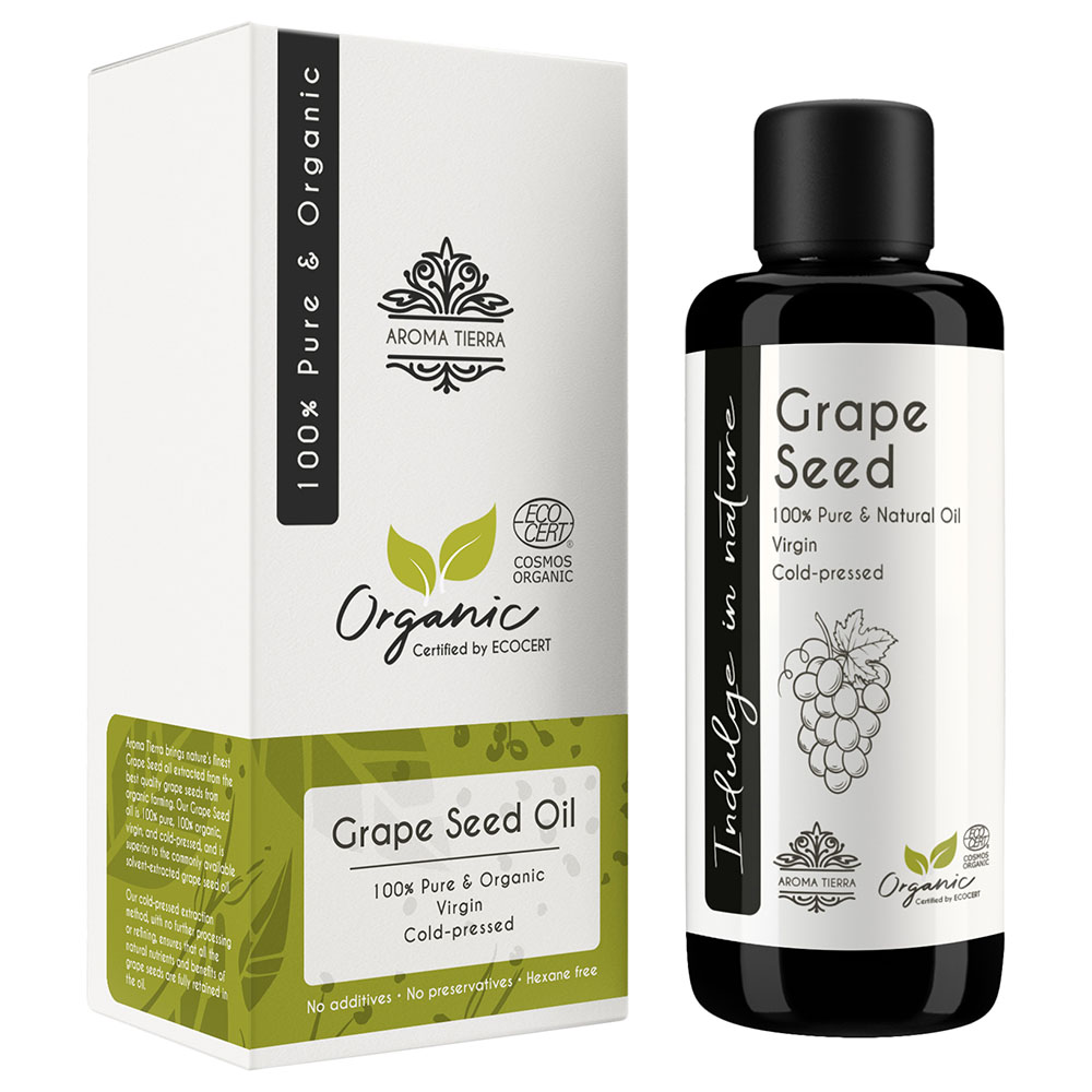 Aroma Tierra - Organic Grape Seed Oil - 100ml | Jomla.ae