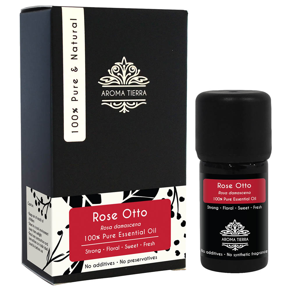 Aroma Tierra - Rose Essential Oil (Rose Otto) - 5ml | Jomla.ae