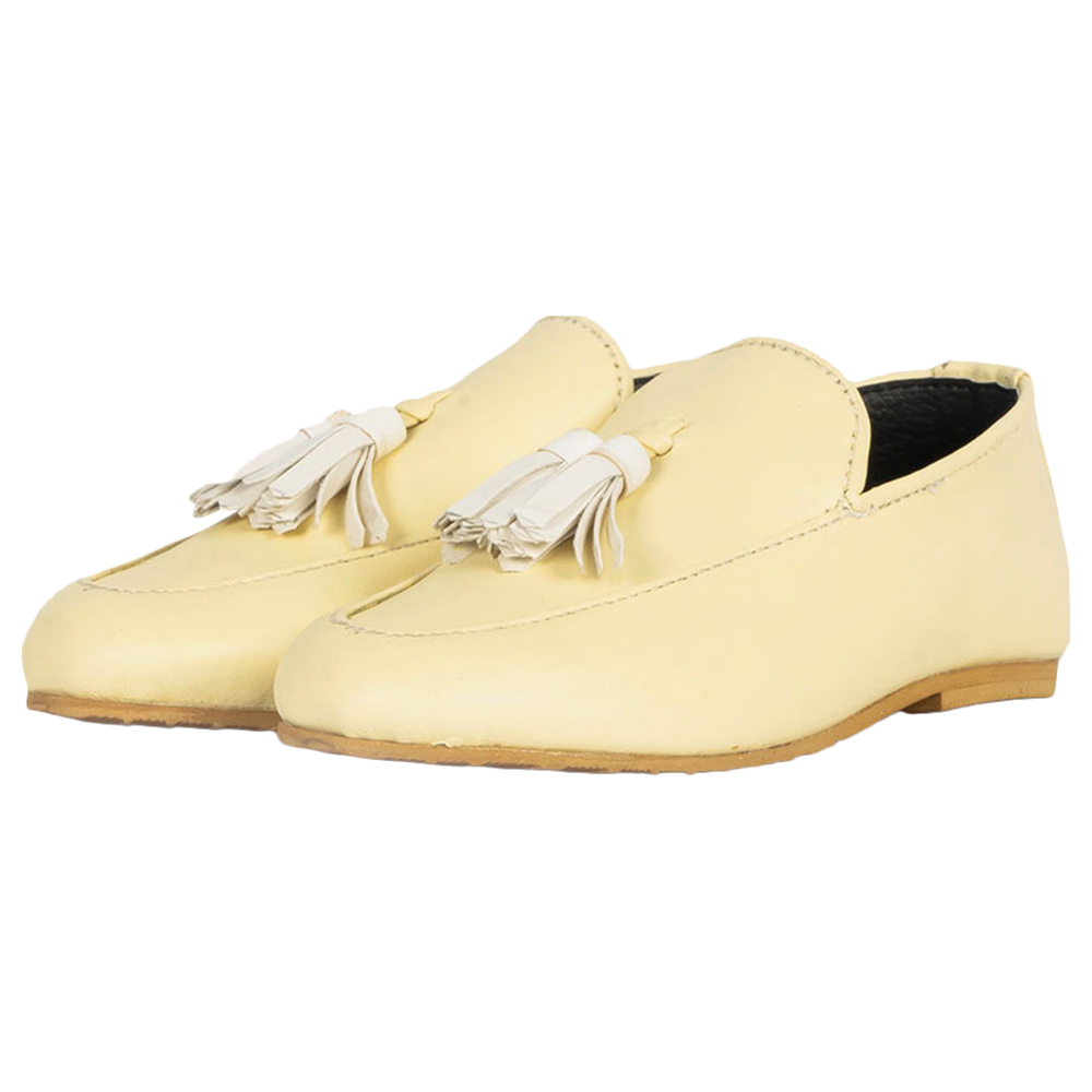 Order Arooq - Unisex Loafers - Pastel Yellow Now! | Jomla.ae