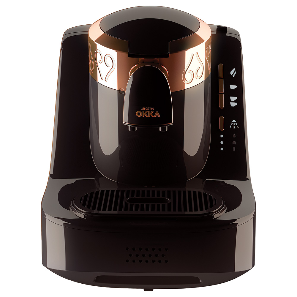 Arzum Okka - Turkish Coffee Maker - Black & Copper | Jomla.ae