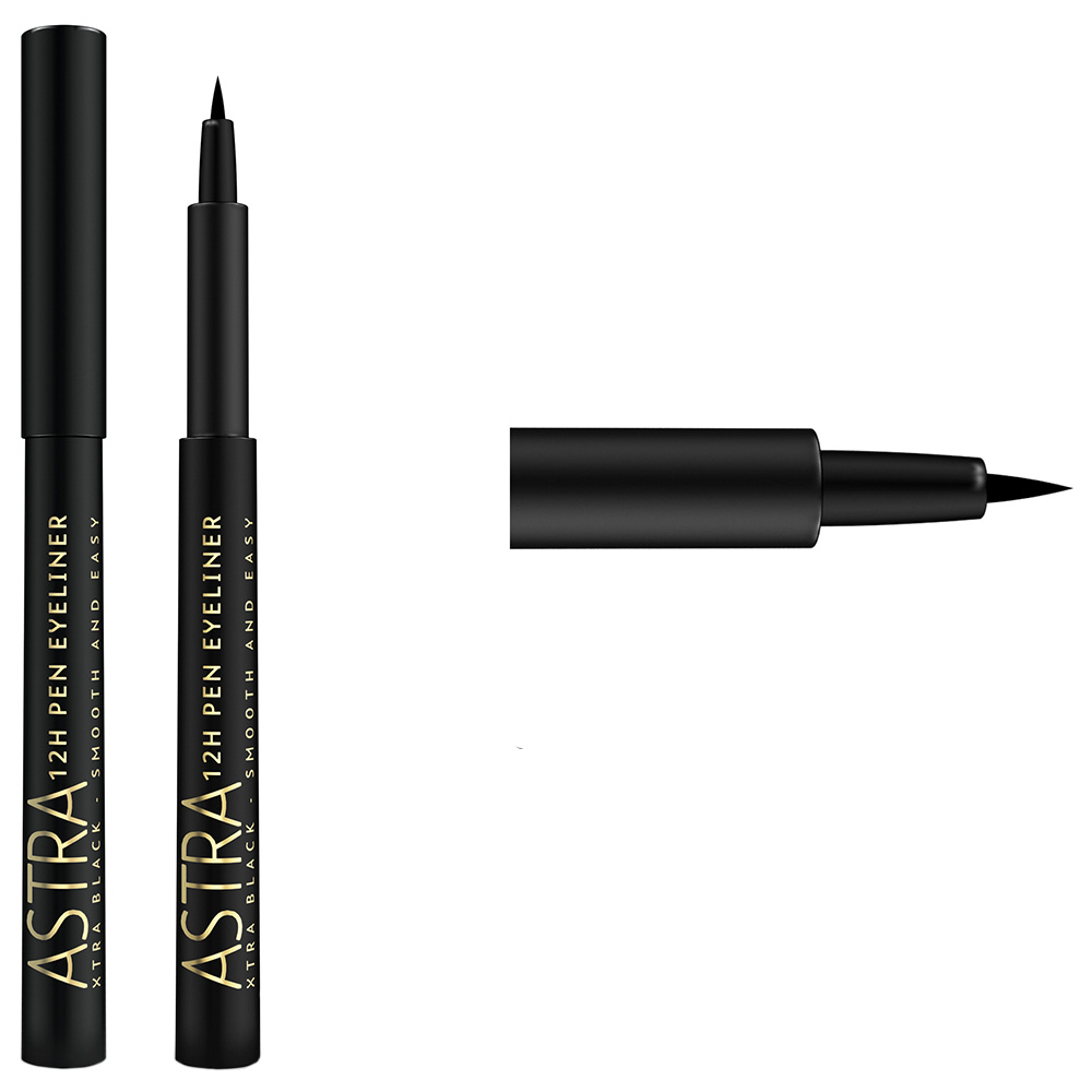 Astra - 12H Pen Eyeliner 1.1ml - Xtra Black | Jomla.ae