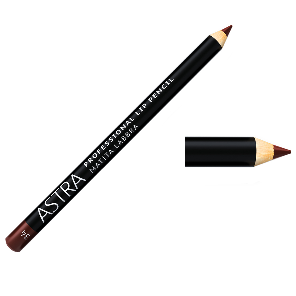 Astra - Professional Lip Pencil 1.1g 34 - Marron Glace | Jomla.ae