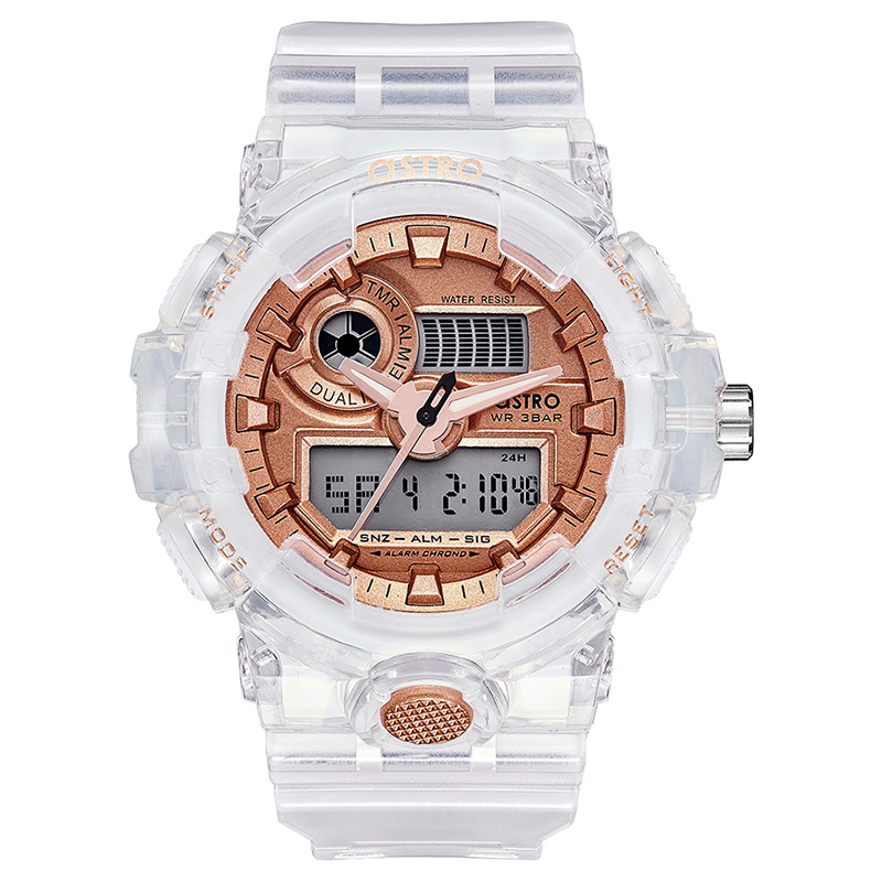 Order Astro - Kids Analog-Digital Rose Gold Dial Watch - Clear Now ...