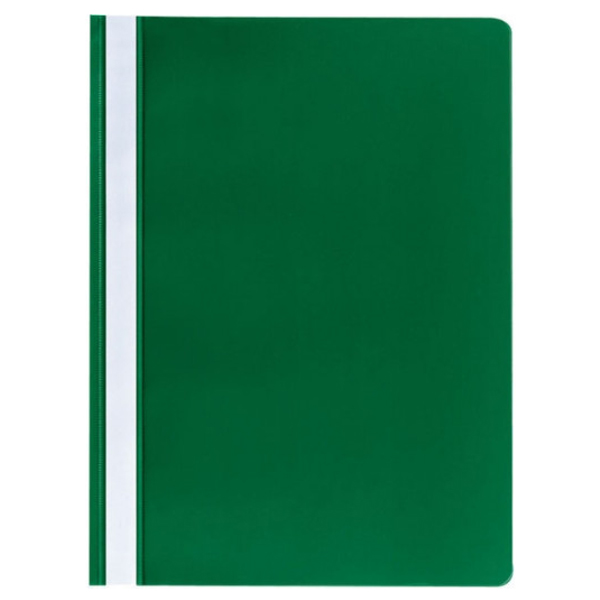 Atlas -12pcs Flat File PP A4 Thick with Pocket - Green | Jomla.ae