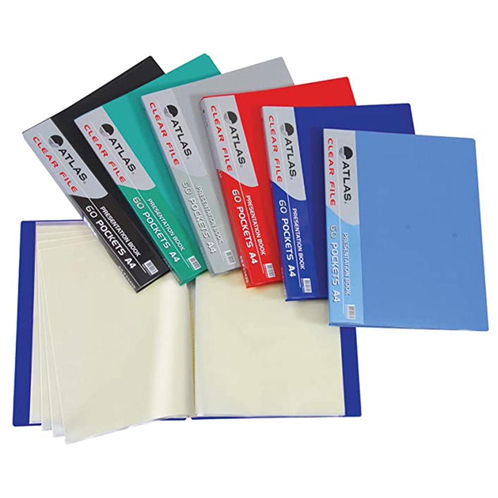 Order Atlas - Clear Pocket Assistant File A4 60s - Assorted 12pcs Now ...