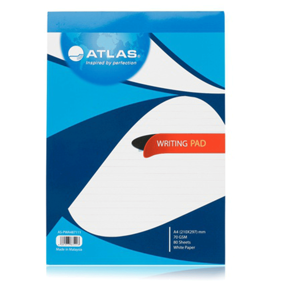 Atlas - Writing Pad A4 70gsm 80 Sheets | Jomla.ae