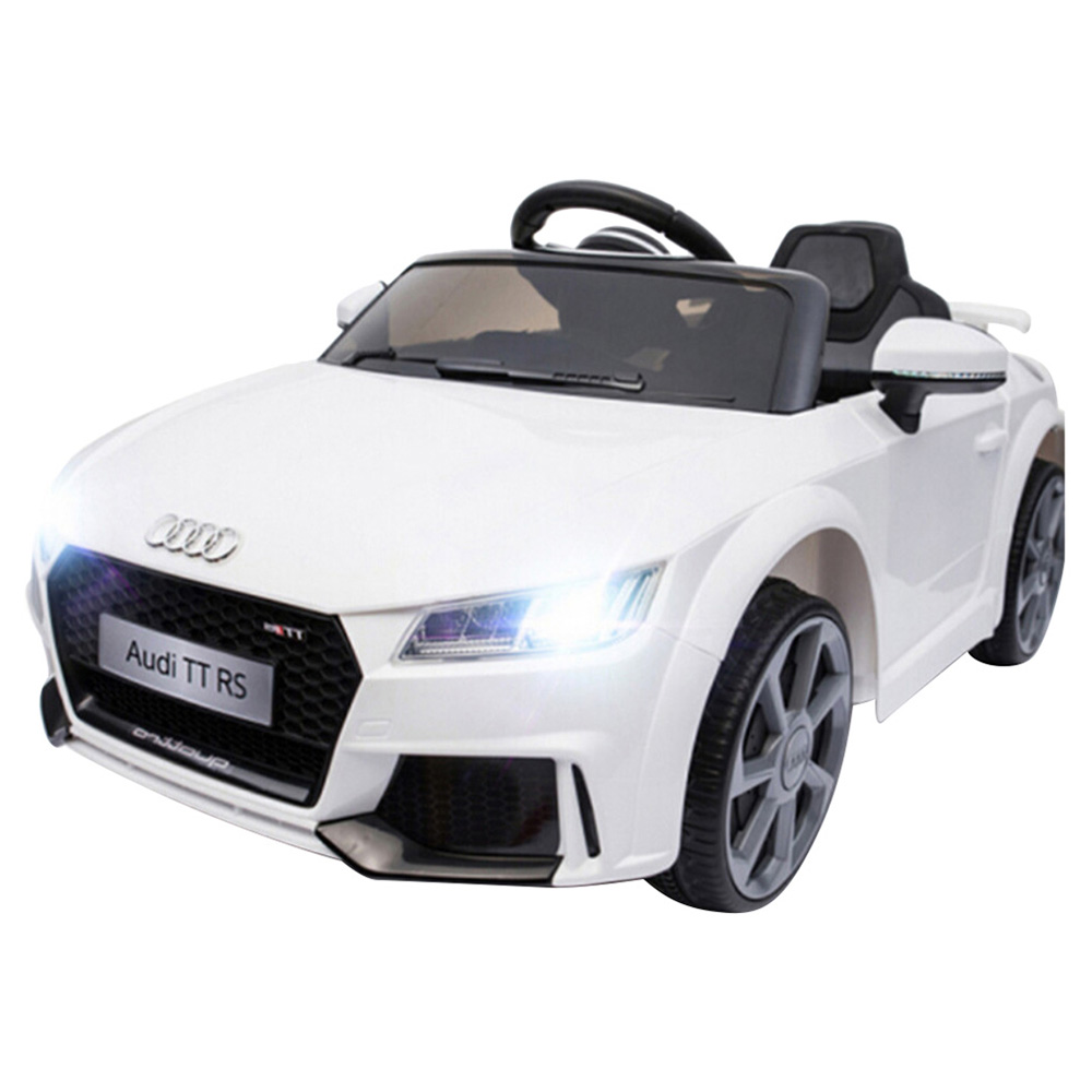 Audi - 12V TT RS Plus Ride On - White | Jomla.ae