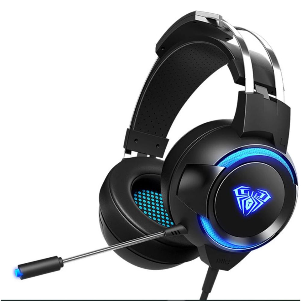 Aula - G91 Gaming HIFI Headphone W/ LED Light - Black | Jomla.ae