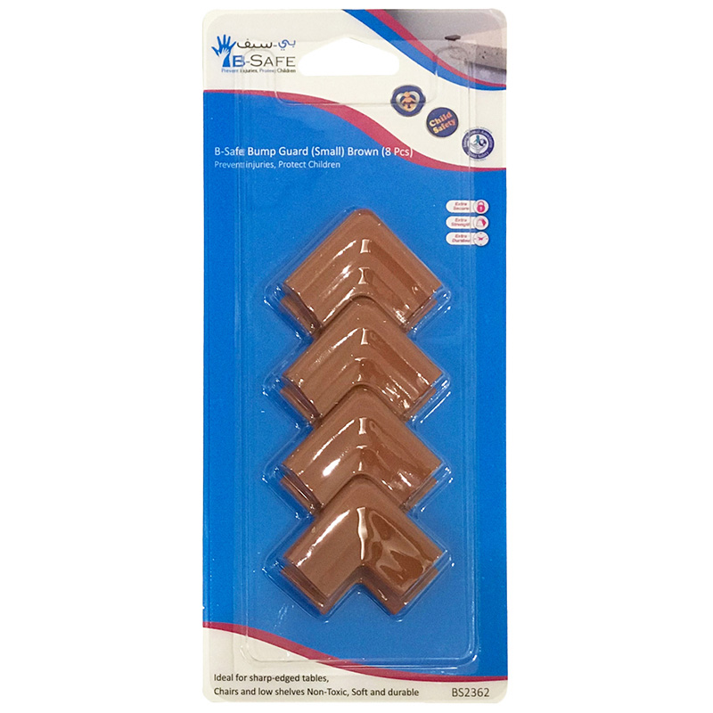 B-Safe - Bump Guard Small Pack of 8 - Brown | Jomla.ae