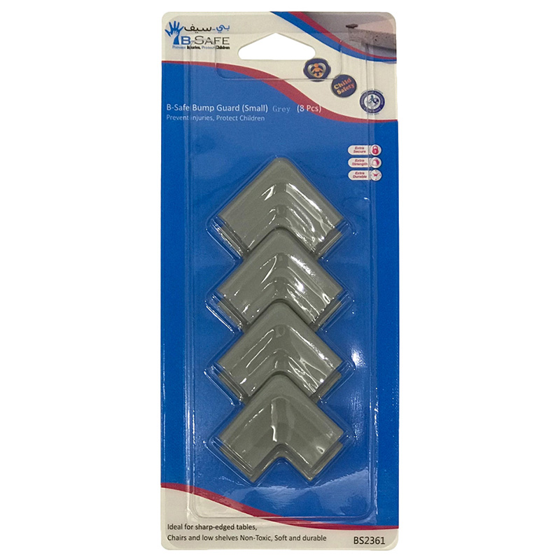 B-Safe - Bump Guard Small Pack of 8 - Grey | Jomla.ae