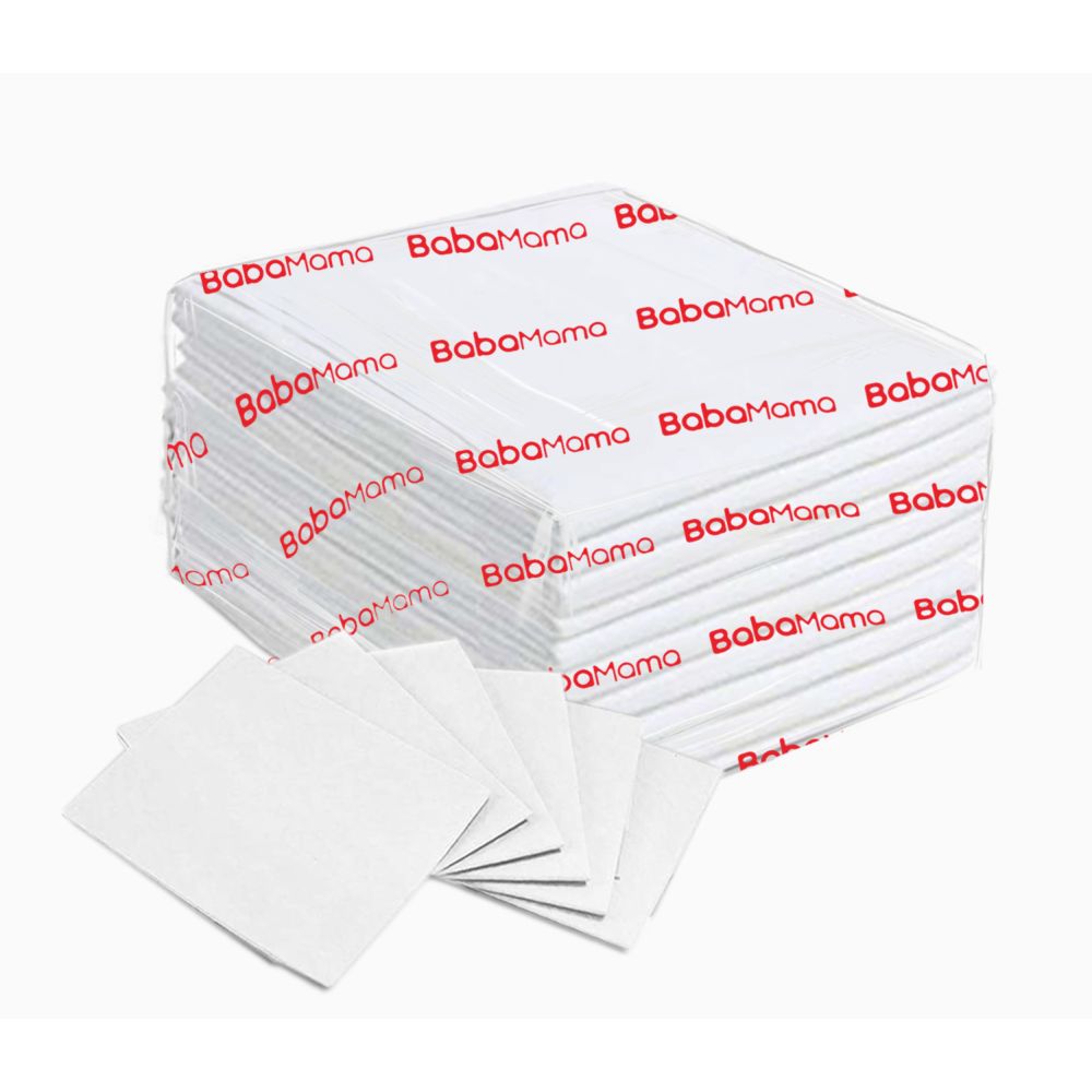 BabaMama Disposable Changing Mats, 10 Counts-White | Jomla.ae