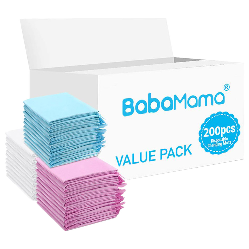 BabaMama - Disposable Changing Mats - 200 pcs | Jomla.ae