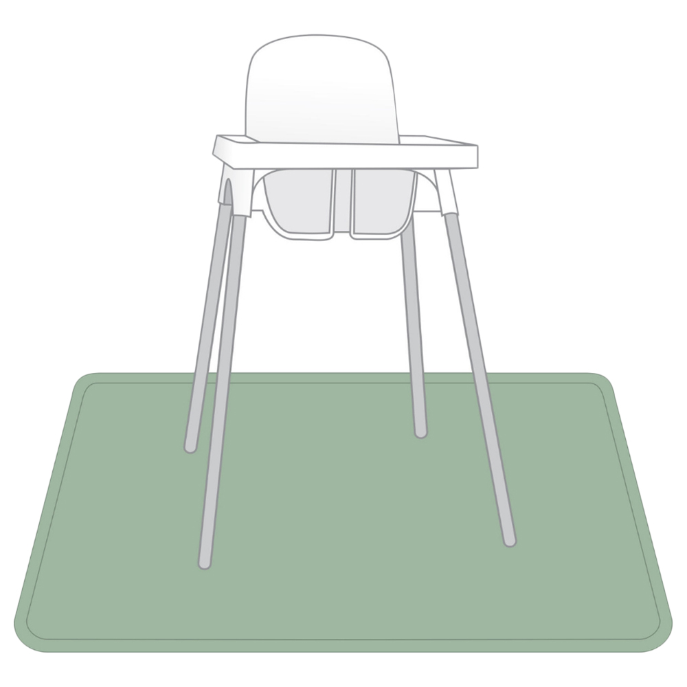 BabpronBaby - Splash Mat - Solid Sage Minimalist | Jomla.ae