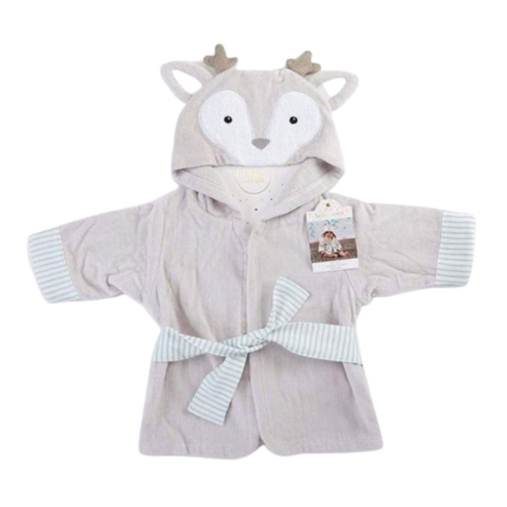 Baby Aspen - Deer Hooded Robe | Jomla.ae