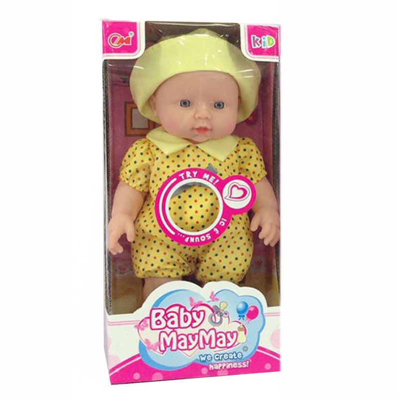 Baby MayMay - Vinyl Doll With IC & Sound - Yellow | Jomla.ae