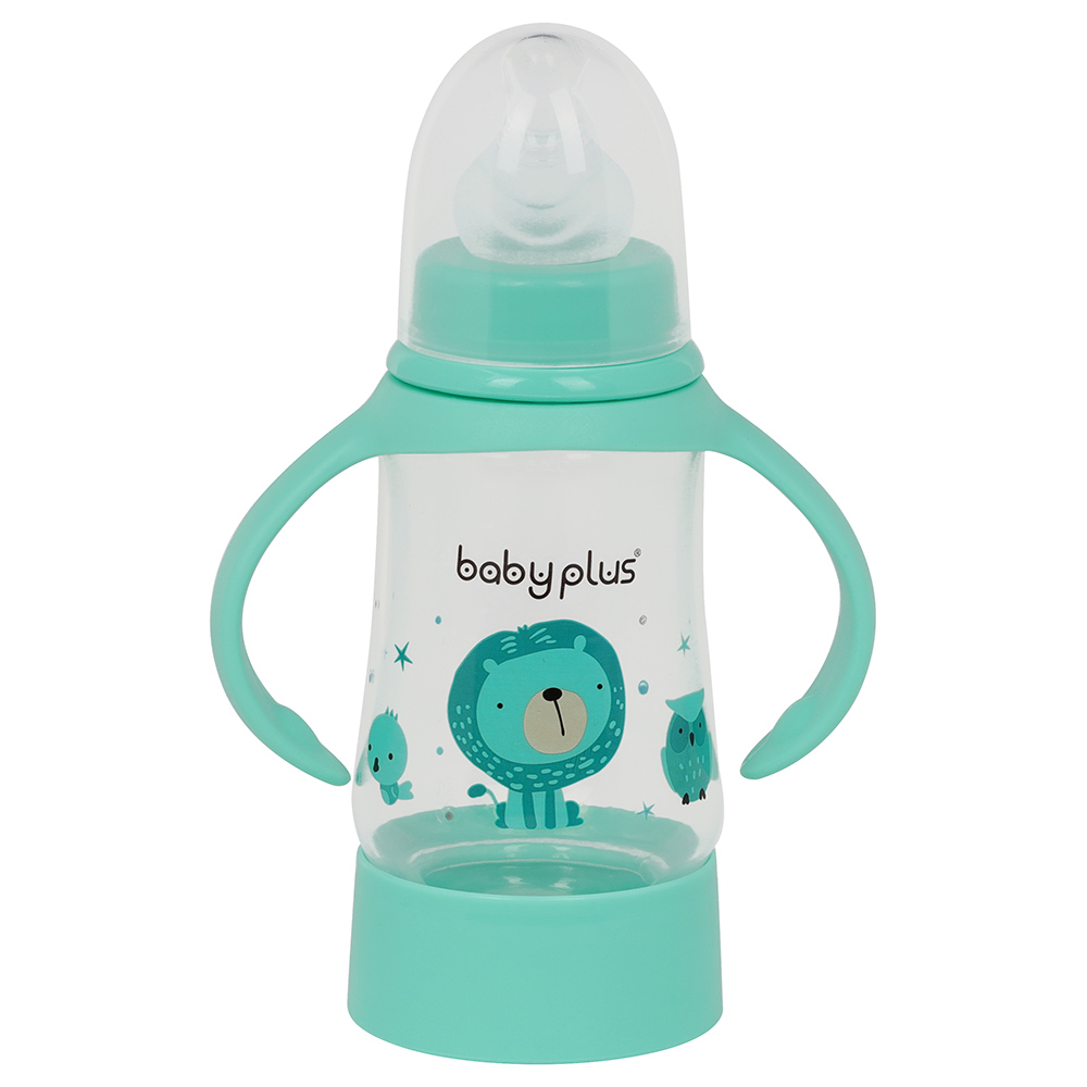 Baby Plus - 5 Oz Feeding Bottle - Green | Jomla.ae