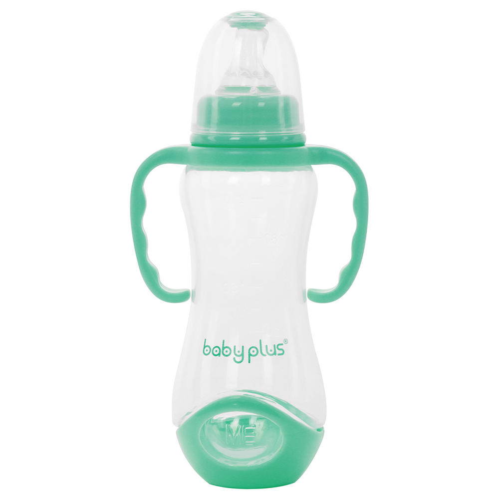 Order Baby Plus - 8 Oz Feeding Bottle Green Now! | Jomla.ae