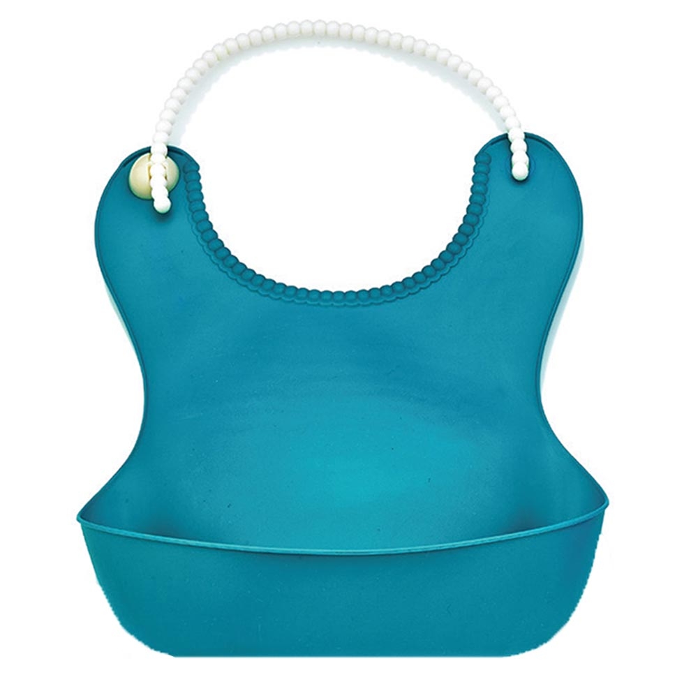 Order Babyjem - Baby Plastic Bib - Blue Green Now! | Jomla.ae