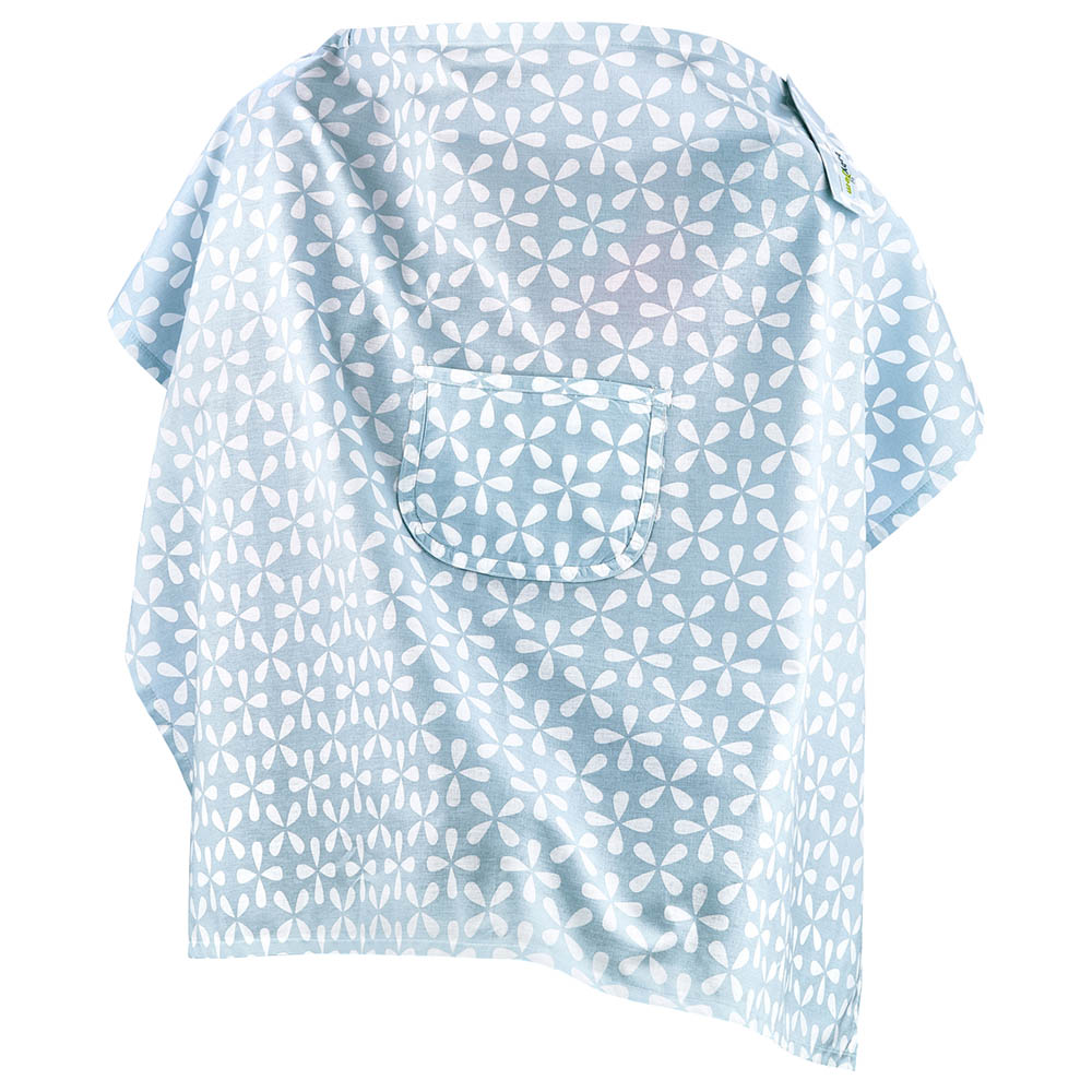 Order Babyjem - Nursing Apron w/ Pocket - Blue Now! | Jomla.ae