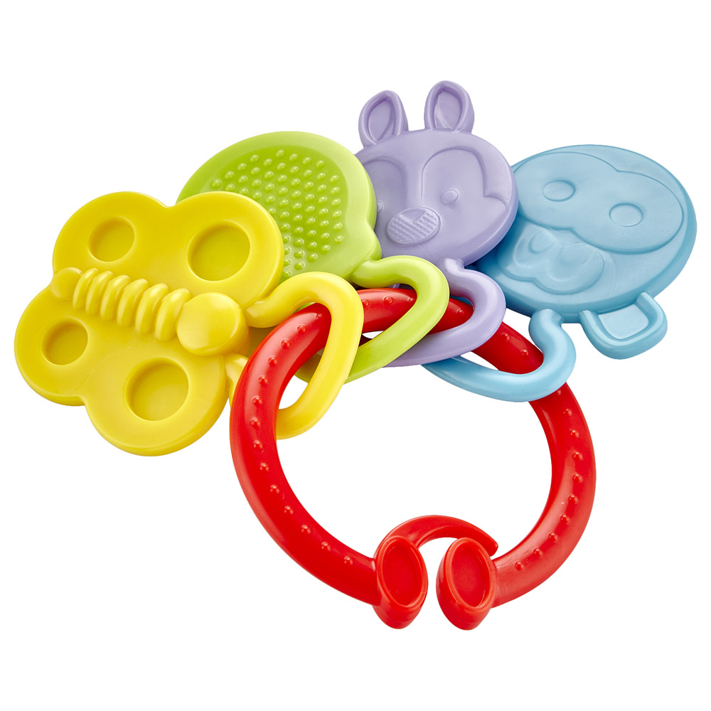 Order Babyjem - Rattle Teether - Red Now! | Jomla.ae